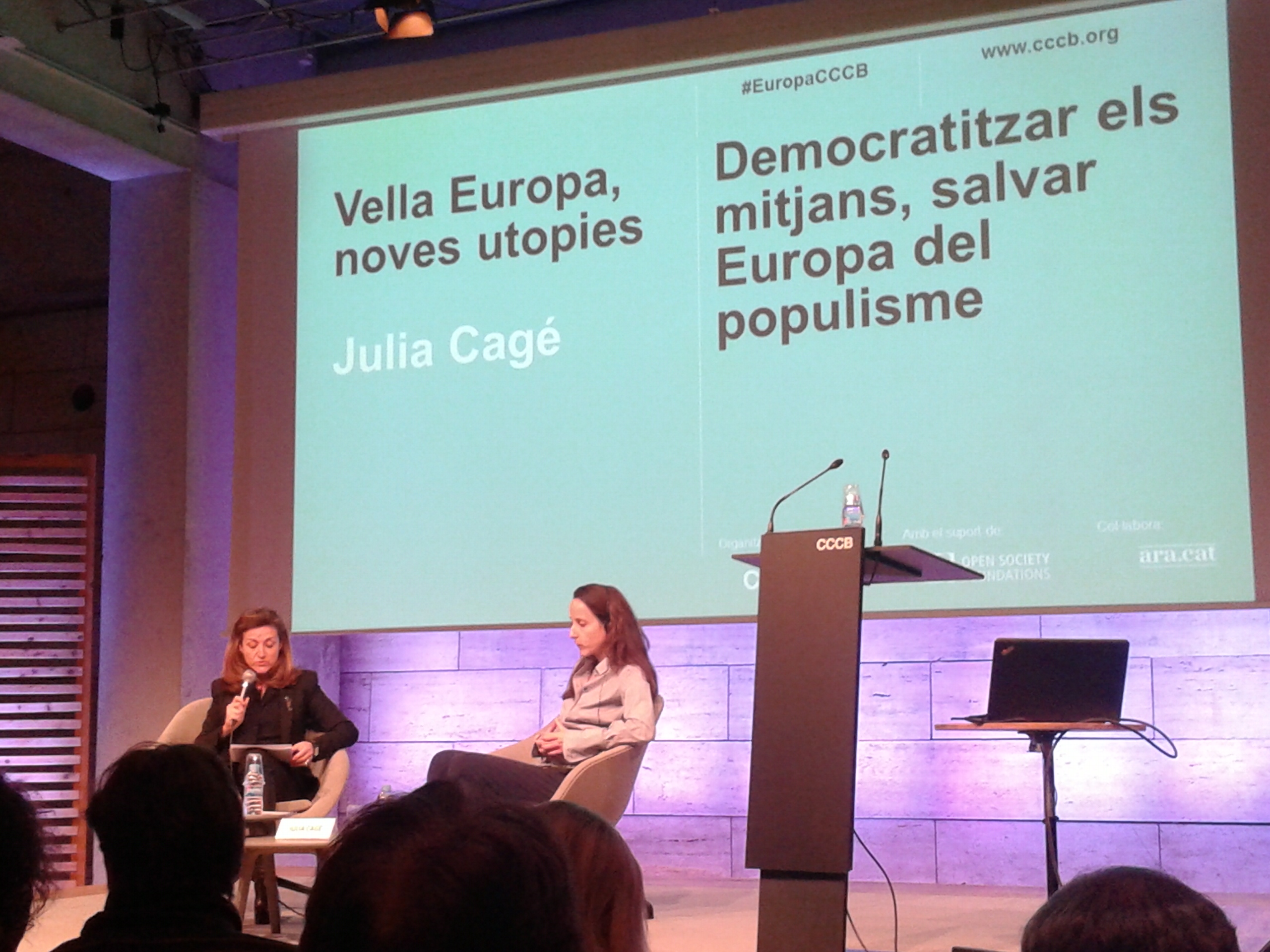 Julia Cagé: "Cal protegir la professió i la independència del ...